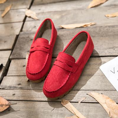 Cina Stile Donna Scarpe Piatta Loafer Slip On Con EVA suola in pelle Materiale superiore in vendita