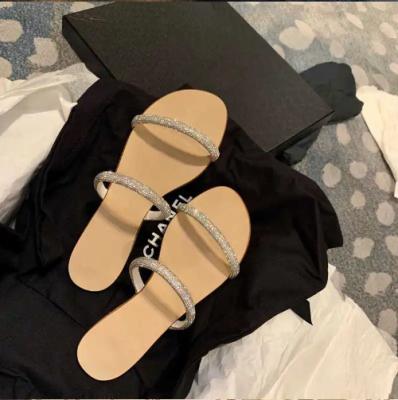 Cina Donna personalizzata Sandali piatti estivi con lacciatura tipo chiusura in vendita