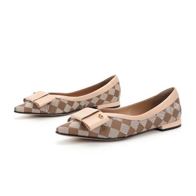 China Vrouwen Ballet Flats Ronde Toe Shape Slip On Closing Te koop