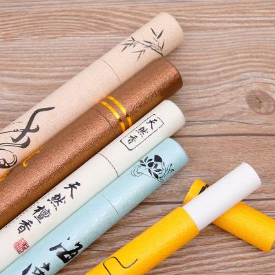 Cina Contenitore di carta kraft di incenso delle scatole di cartone di cilindro della metropolitana della carta della scatola metallica del bastone di incenso di Kraft in vendita