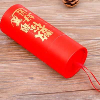 Cina Vendita all'ingrosso del commestibile intorno alla metropolitana di carta kraft con il cartone biodegradabile del nastro rosso per l'imballaggio della metropolitana della carta del caffè del tè in vendita
