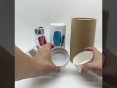 High Quality Custom Printing Design Cardboard Crayon Packaging Tube Cylinder Boxes