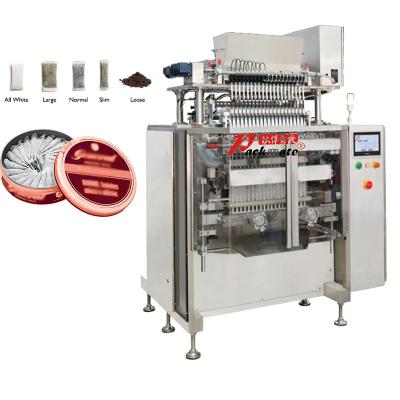 China High Speed 20-Lane Snus Packing Machine with 7 Inch Touch Screen and 30-45 Bags/min Capacity for sale