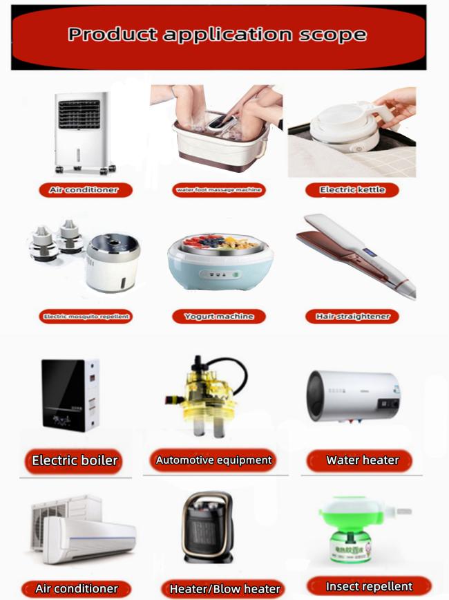 Ceramic Ptc Thermistor Chip ,Round Ceramic PTC Heating Element , PTC Heater Element Pills
