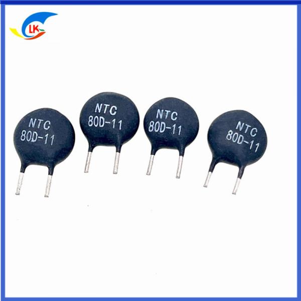 Quality 80 Ohm 1.2A NTC Negative Temp Coefficient Thermistor 11mm 80D-11 Inrush Current for sale
