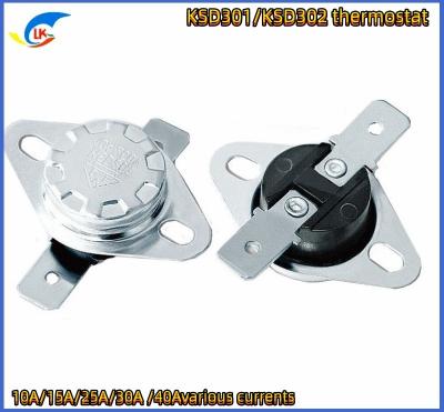 China Ksd301 Series Jump Type Thermostat Temperature Control Switch 250V 10A 16A 30A for sale