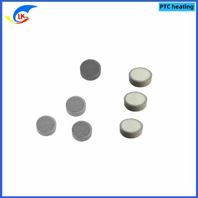China 8x2mm Round PTC Thermistor For Heating , PTC Thermal Resistor Heater Chip 120 Ohm 105 Deg for sale