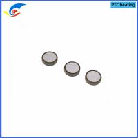 China 8mm Thick Siliver Electrode Chip Type PTC Thermistor 50 Ohm Round Shape for sale