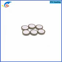China 8mm Thick Siliver Electrode Chip Type PTC Thermistor 50 Ohm Round Shape for sale