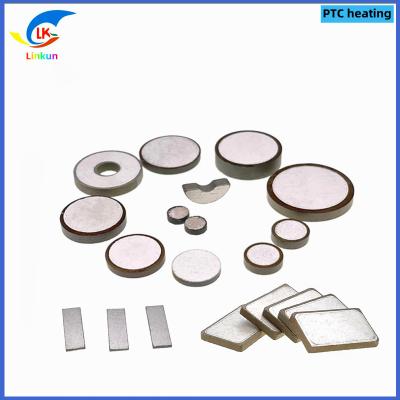 China Ceramic PTC Thermistor For Heating , PTC Resistor Chip Heating Element Disc Type for sale