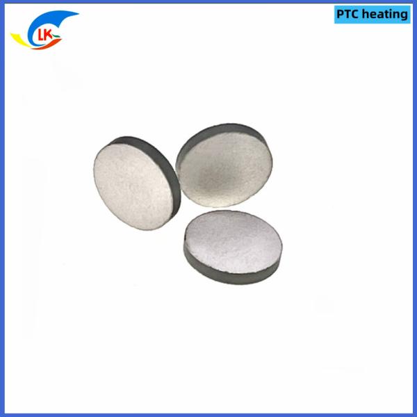 Quality Round Shaped PTC Heating Element Thermistor Chip Ceramic Resistor Heater for sale
