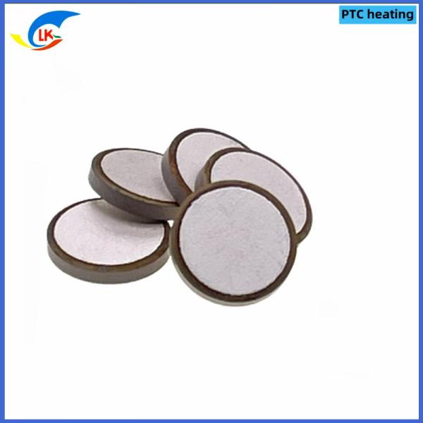 Quality Round Shaped PTC Heating Element Thermistor Chip Ceramic Resistor Heater for sale