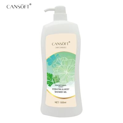 China Nourish&amp; Sensitive Private Label Whitening Feature Organic Custom Shape Body Wash Perfume Body Wash 1300ml Niacinamide Shower Gel Soft Age factory