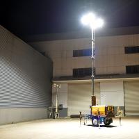 China 2 Wheels Portable Light Tower Generator Stable Performance Towable Light Tower for sale