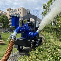China Small Diesel Water Pump High Performance Slurry Pump Sewage Treatment Trash Water Pump Set for sale