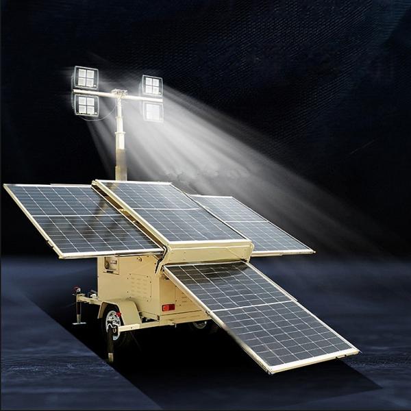 Quality Construction Light Towers LED Light Tower Infrastructure Support Mobile Solar for sale