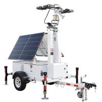 China Solar Powered Portable Light Tower Mining Operations LED Light Tower Renewable Energy Use for sale
