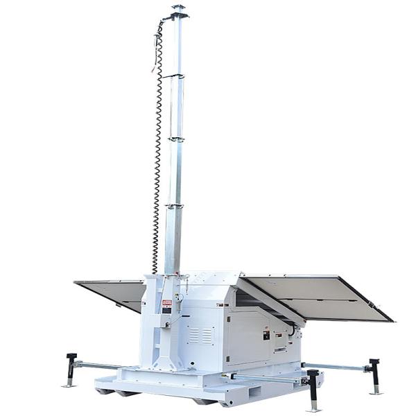 Quality Solar Powered Trailer Mounted Light Tower Mobile LED Tower With Monocrystalline for sale