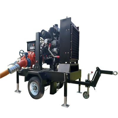 China High Pressure Diesel Water Pump Dry Suction Drainage Pump Agriculture  Silent Pump Manufacturers for sale