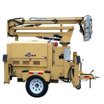 China Mobile Light Tower Outdoor LED Lighting Tower 9m Hydraulic Mast Diesel Light Tower for sale