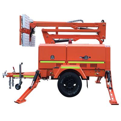 China Diesel Generator Light Tower Rated Voltage 220V Towable Light Tower Mobile Lighting Tower for sale
