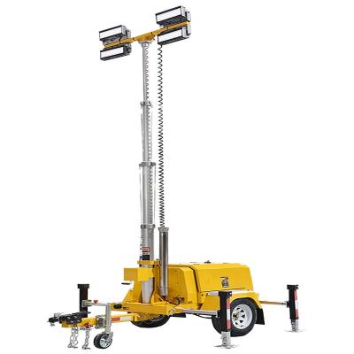 China Towable Light Tower Mining Operations Generator Light Tower Diesel Light Tower  Price for sale