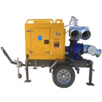 China Small Diesel Water Pump High Performance Slurry Pump Sewage Treatment Trash Water Pump Set for sale