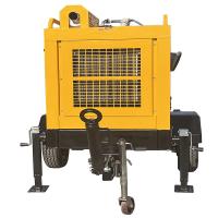 China Small Diesel Water Pump High Performance Slurry Pump Sewage Treatment Trash Water Pump Set for sale