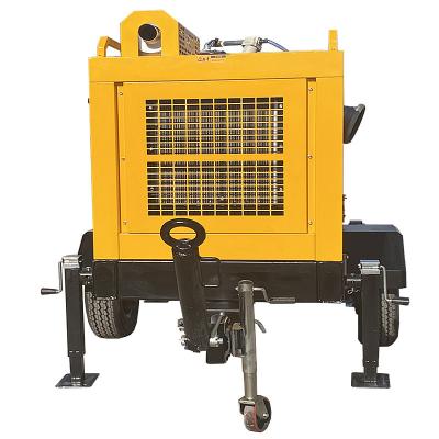 China Kleine Dieselwasserpumpe Hochleistungs-Schlammpumpe Abwasserbehandlung Schmutzwasserpumpen-Set zu verkaufen