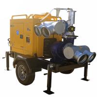 China Small Diesel Water Pump High Performance Slurry Pump Sewage Treatment Trash Water Pump Set for sale