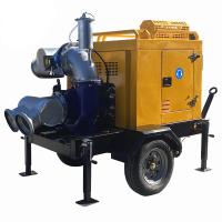 China Small Diesel Water Pump High Performance Slurry Pump Sewage Treatment Trash Water Pump Set for sale