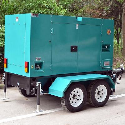 China Customization Diesel Driven Generator Outdoor Events Trailer Mobile Generator Cummins Diesel Generator Set for sale