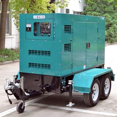 China Customization Diesel Driven Generator Outdoor Events Trailer Mobile Generator Cummins Diesel Generator Set for sale