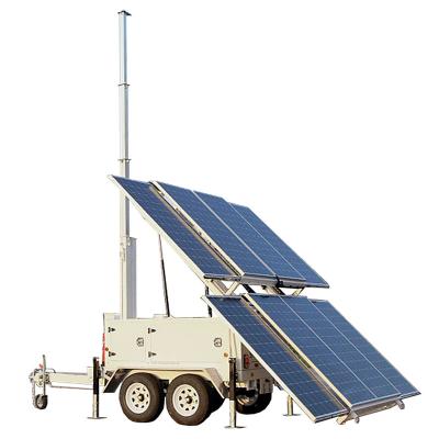 China Mobile LED Lighting Tower Wokring Temp -30℃~60℃  Infrastructure Projects Solar Light Towers for Sale for sale