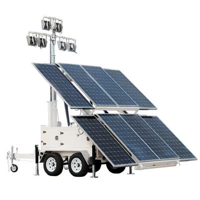 China Emergency Light Tower Nighttime Repairs Solar Mobile Tower Light Portable Industrial Light Tower for sale