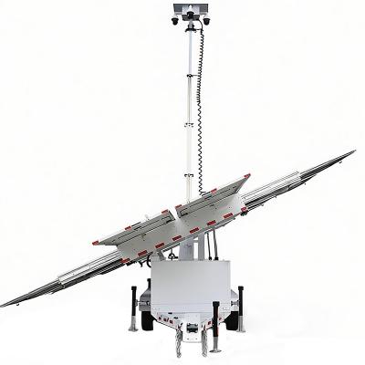 China Solar Light Tower Off Grid Energy Solutions Portable Generator Lights Disaster Relief Operations Solar LED Light Tower for sale