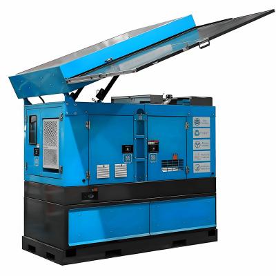 China Low Cost Electricity Solar Panel and Generator Factories Standby Diesel Generator Set Portable Solar Generator for sale