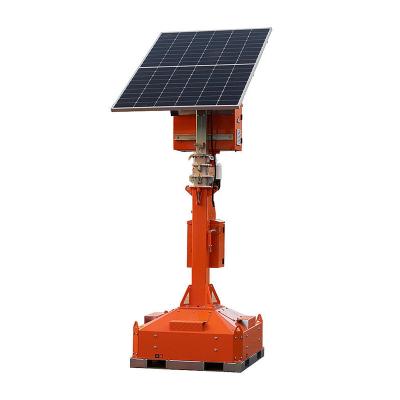 China Simple Solar Light Tower Quick Deployment  Mast Height 3.5M Quick Deployment Telescopic Solar LED Light Tower for sale