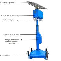 China Solar Panel Generator Light Tower Renewable Energy Use Automatic Lighting Mobile Solar Light Tower for sale