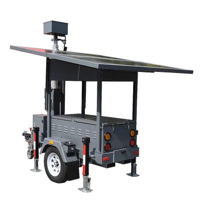 China Rapid Deployment Mobile Solar Light Tower Foldable Design  Portable LED Light Tower With Solar Panels for sale