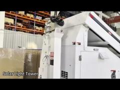 Construction Light Towers Luminous Flux 300000 LM LED Diesel Light Tower Trailer Mounted Light Towers