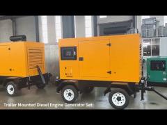 Industrial Portable Diesel Generator 60HZ Three Phases Or Single Phase Silent Type Diesel Generator