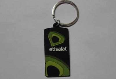 China Etisalat pvc keychian for sale