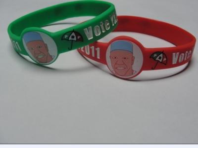 China watch shape silicone  bangle for sale