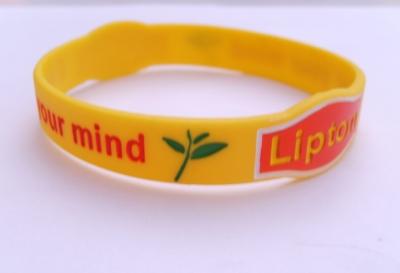 China custom silicone bracelet promotion gift for sale