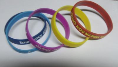 China custom silicone bracelet for sale