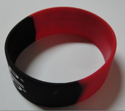 China wide subsection color silicone bracelet for sale