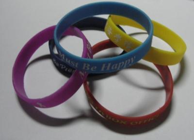 China factory direct sales silicone wristband for sale