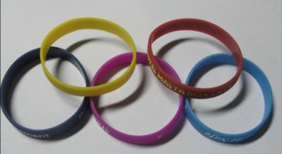 China factory cheap blank silicone wristband for sale