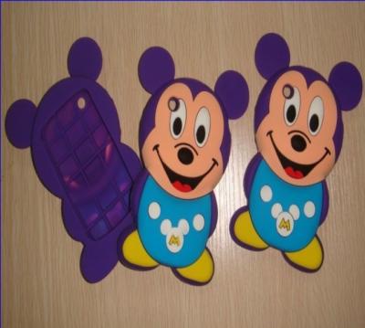 China silicone rubber phone covers with desiney logo for sale